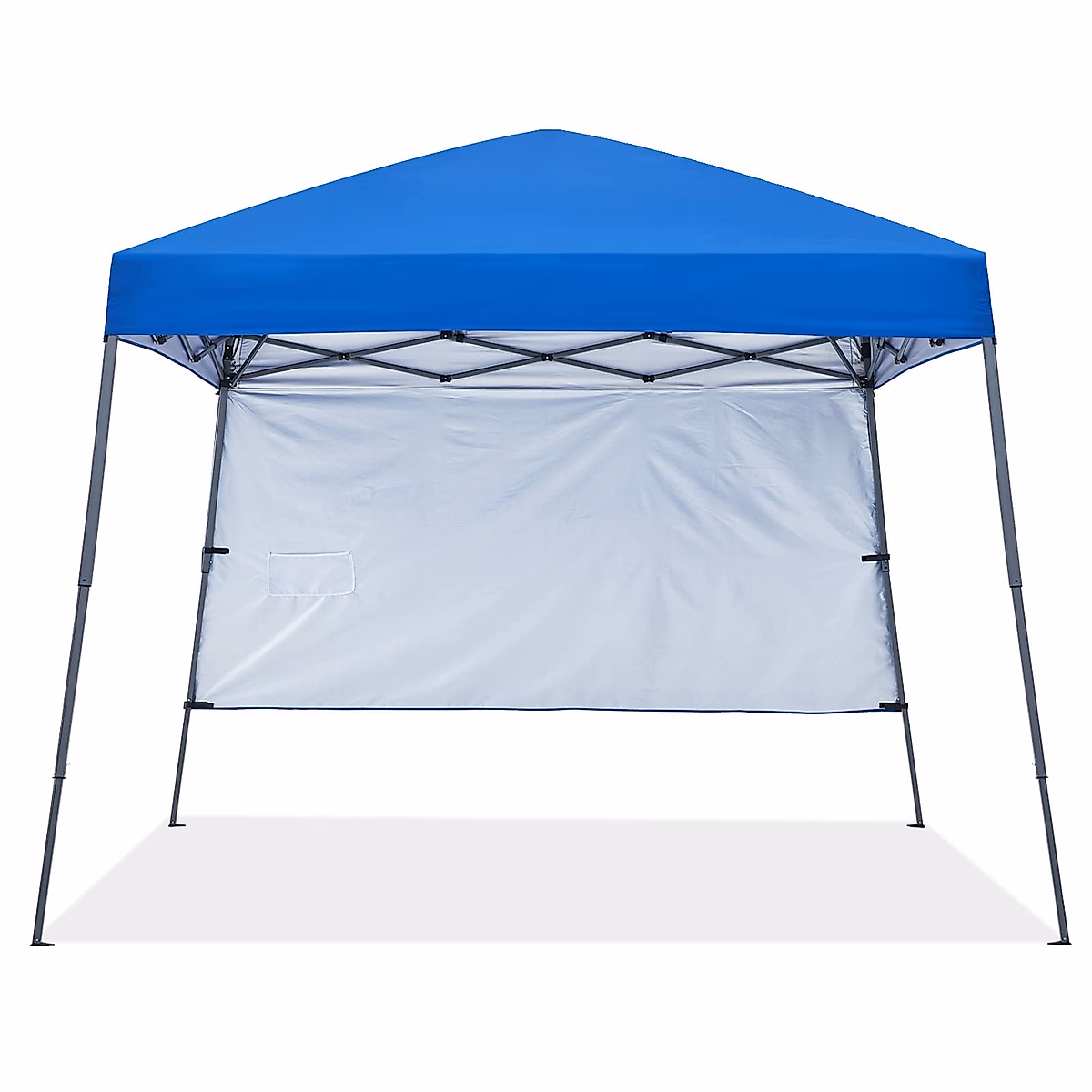 ABCCANOPY Stable Pop Up Beach Tent with Backpack Bag, 8 x 8 ft Base / 6 x 6 ft Top, Blue