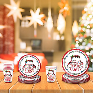 You Serious Clark Party Supplies Set Plates Cups, Funny Christmas Plates Cups, Funny Christmas Party Decorations, Christmas Vacation Party Decorations, National Christmas Holiday Party Decorations