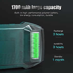 8MM Inspection Camera Endoscope, Dual 1080P Lens, Semi-Rigid Cable, 4.5 Inch Screen, IP67 Waterproof 6 LEDs, 1700mAh, Max 64GB Card(1M/3.28FT Cable)