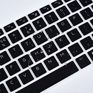 Keyboard Cover for Dell Alienware m15 R6 R7 R5 & Alienware m16 R1 R2, Alienware x15 R1 R2 & Alienware x17 R1 R2 & G16 7630 7620 Laptop, Alienware m16 R1 Keyboard Skin Protector - Black