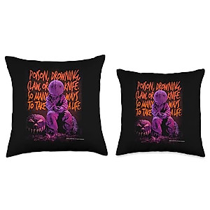 Trick ‘R Treat Many Ways to Take a Life Throw Pillow, 16x16, Multicolor