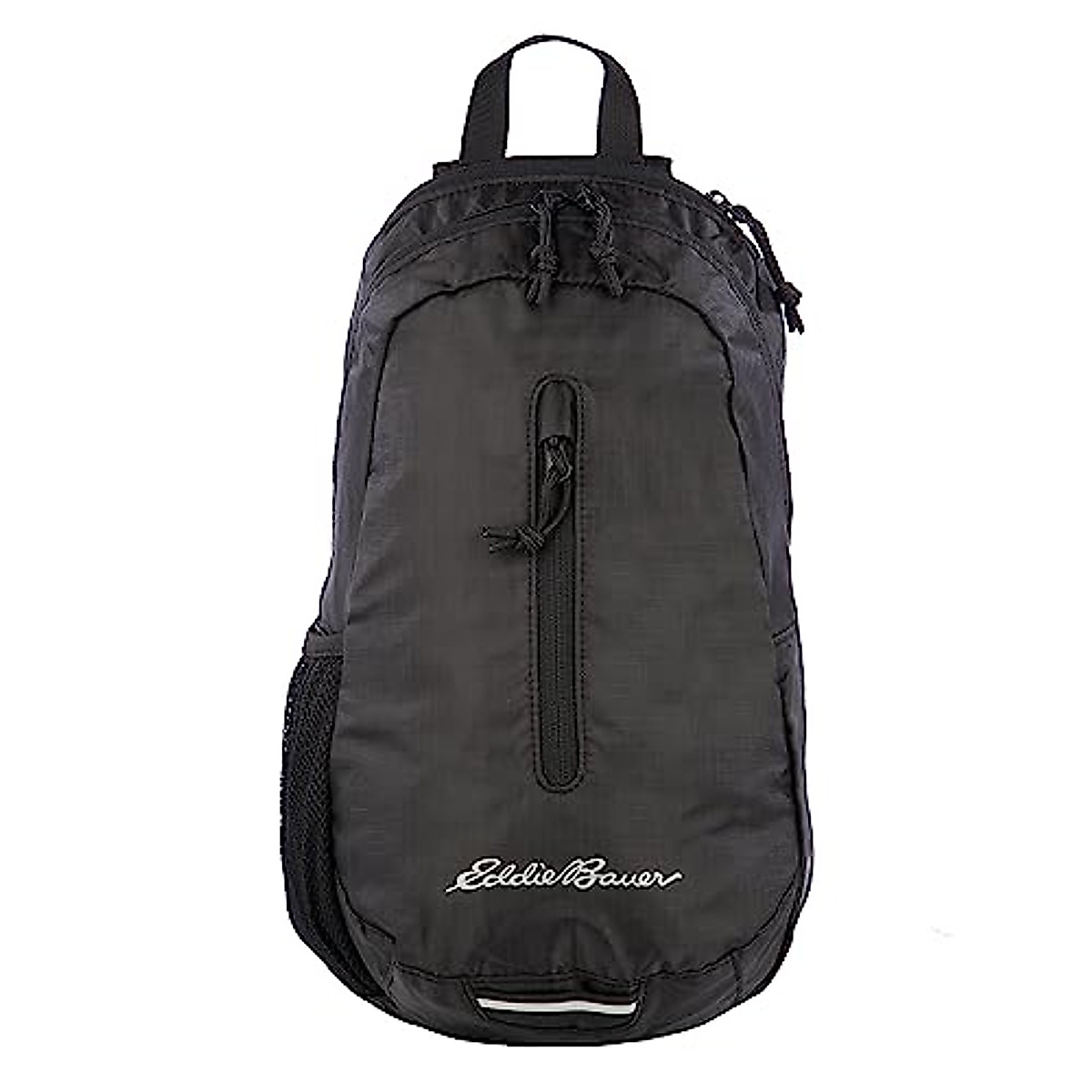 Eddie Bauer Stowaway Packable 10L Sling 3.0 Made from Polyester with Lightly Padded Shoulder Strap, Oynx