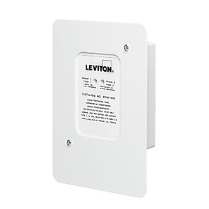 Leviton 51110-SRG Type 2 Residential Whole House Surge Protection Panel, Outdoor NEMA 4X Rated