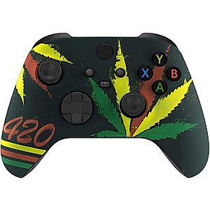 Custom Controllerzz Wireless Controller for Microsoft Xbox Series X/S & Xbox One - Custom Soft Touch Feel - Custom Xbox Series X/S Controller (X/S Red)