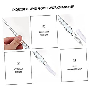 NUOBESTY 10 Pcs Crystal Pen Colorful Pens Japanese Pens Colored Ink Pens Glass Calligraphy Pen Set Crystal Dip Glass Ink Pen Glass Dip Pen Drawing Glass Pen Calligraphy Glass Pen Manual