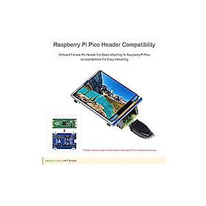 waveshare 2inch LCD IPS Display Module Compatible with Raspberry Pi Pico