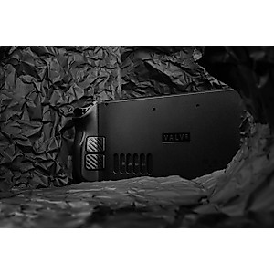 TouchProtect Steam Deck Grip Kit - Front touchpad and back button skin set. Steam Deck accessory bundle. (Carbon Fiber Black)