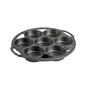 Lodge Seasoned Cast Iron Mini Cake Pan, 7 Impressions