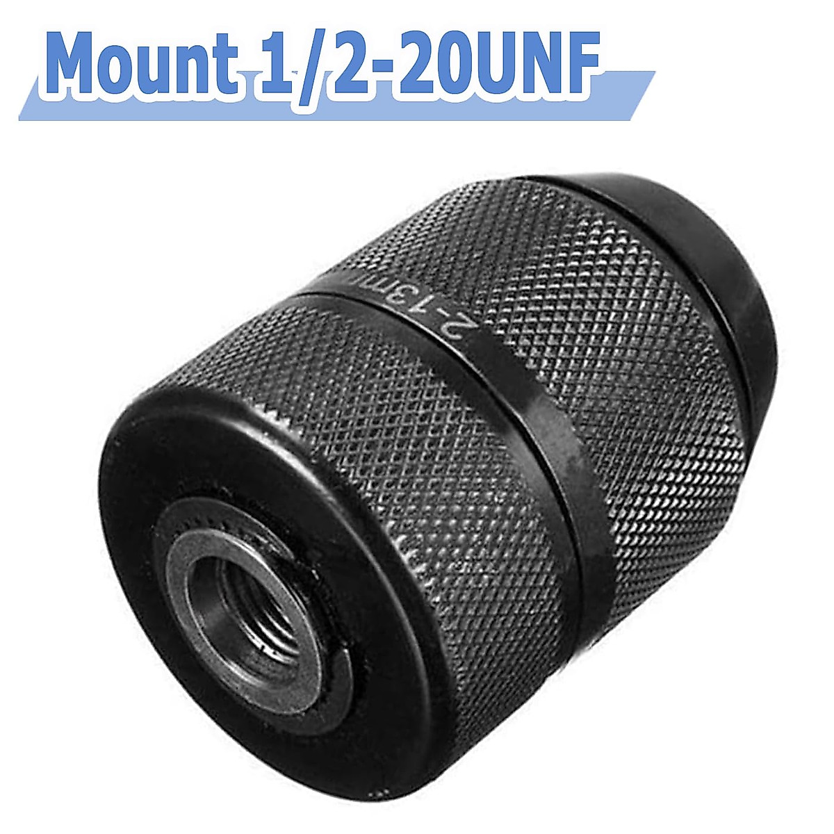 Mesee 2-13MM Keyless Drill Chuck with SDS Plus Adaptor, Professional Heavy Duty 1/2-20UNF Mount Quick Change Self-tighten Drill Chuck Adapter Converter Rotary Hammer Conversion Tool