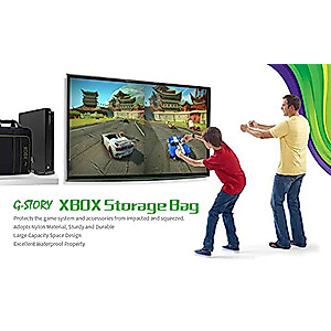 G-STORY Carrying Case for Xbox Series X S, Xbox Series X Carrying Case Travel, Travel Bag for Xbox Console, Controllers and Gaming Accessories, Included Silicone Cover Skin Protector