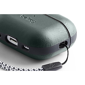 Bellroy Pod Jacket Pro 2nd Generation – (Leather Case for Apple AirPods Pro 2nd Generation) - Everglade