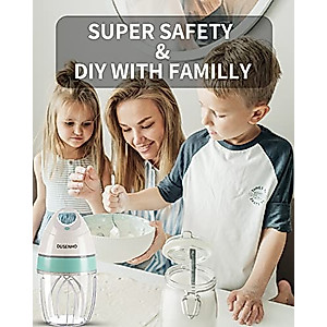 Hand Free Mixer Upgrade Electric Kitchen Stand Mixer for Egg, Cake, Cream, Coffee, Matcha, Hot Chocolate