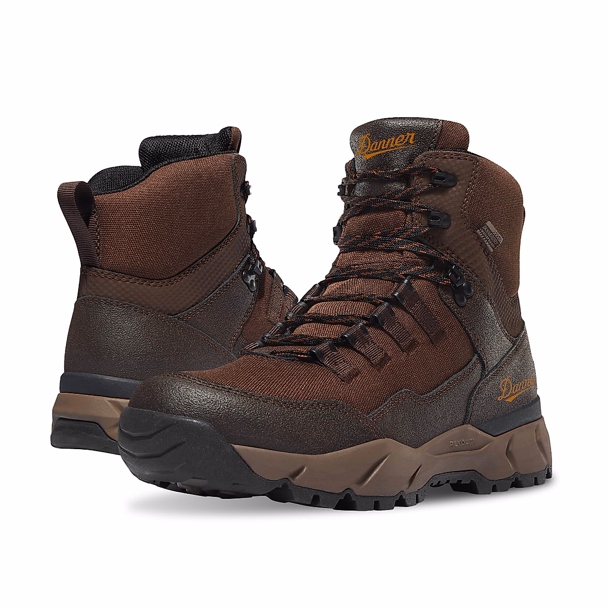 Danner Vital Trail 5” Hiking Boots for Men - Waterproof, Abrasion-Resistant Leather and Textile, with Shock-Absorbing Midsole and Traction Outsole, Coffee Brown - 10.5 D