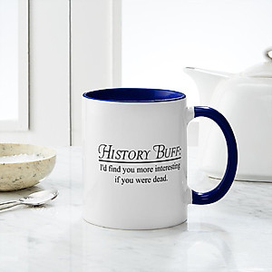 CafePress History Buff Mugs Ceramic Coffee Mug, Tea Cup 11 oz