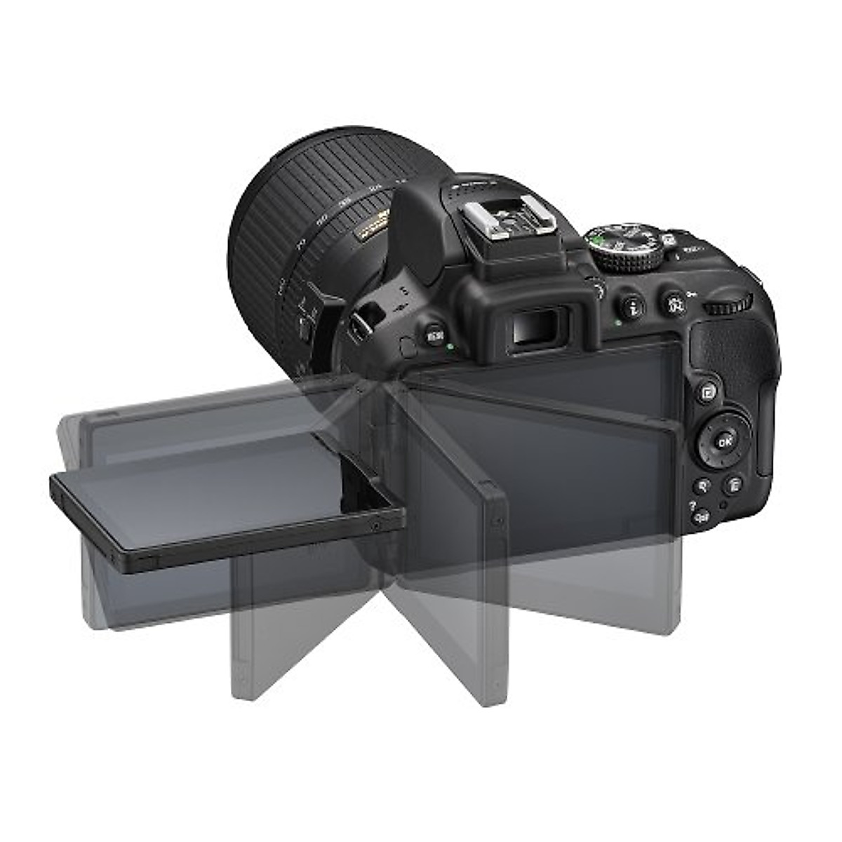 Nikon D5300 Digital SLR with 18-55mm VR II Compact Lens Kit - Black (24.2 MP) 3.2 inch LCD