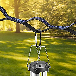 BROTOU Hammock Straps, 10ft Hammock Straps for Trees, with 10 Hooks and 5ft Extension, 600 LBS Heavy Duty Camping Hammock Accessories Set for Hanging Outdoor Camping Equipment