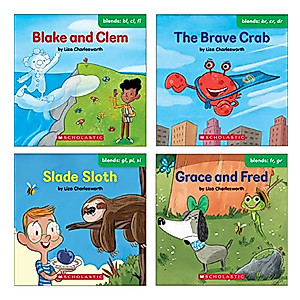 Scholastic Laugh-A-Lot Phonics: Blends & Digraphs (Parent Pack) Boxed Set, Paperback, 12 per Pack (SC-736582)