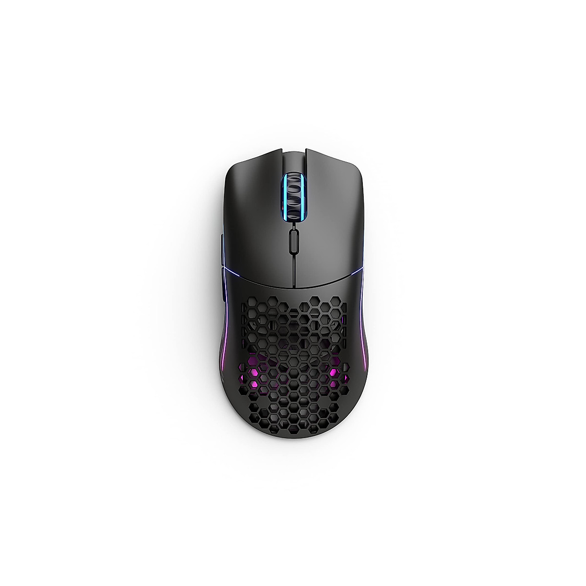 Glorious Model O- (Minus) Wireless Gaming Mouse - 65g Superlight Honeycomb Design, RGB, Ambidextrous, Lag Free 2.4GHz Wireless, Up to 71 Hours Battery - Matte Black