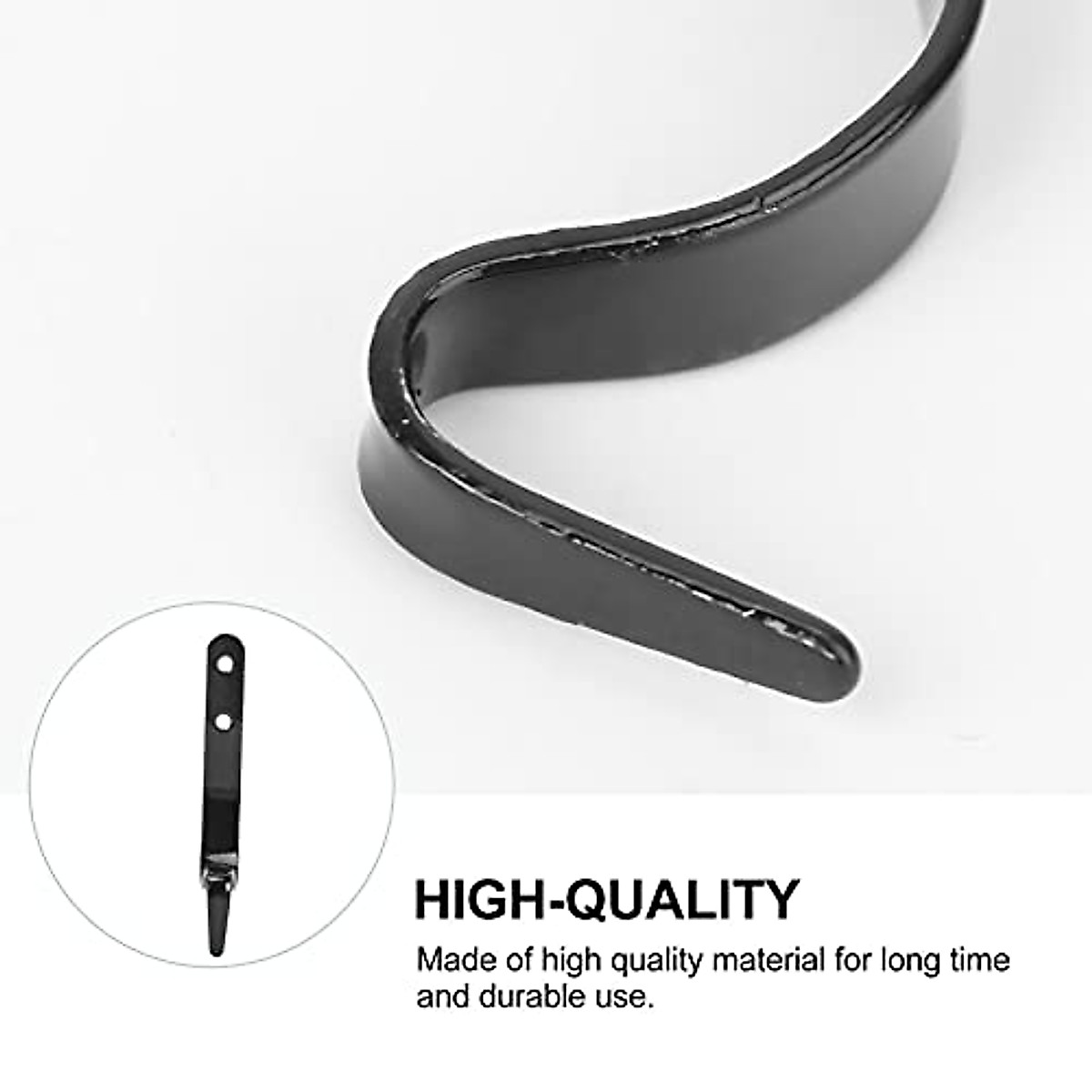 Yarnow Wall Plant Bracket Hanging Planter Hook Wall Mounted Flower Pot Bird Feeder Wind Chime Lanterns Hanger Plant Pot Basket for Indoor Outdoor Decorations 8PCS