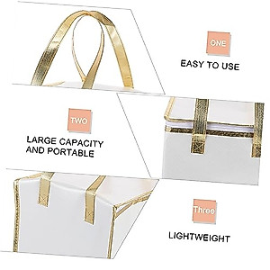 ULTECHNOVO Insulated Bag insulated bag food cooler tote bag grocery carrier insulated grocery bags insulated bags cooler bags insulated catering bags food warmer bag cloth Fresh food bag