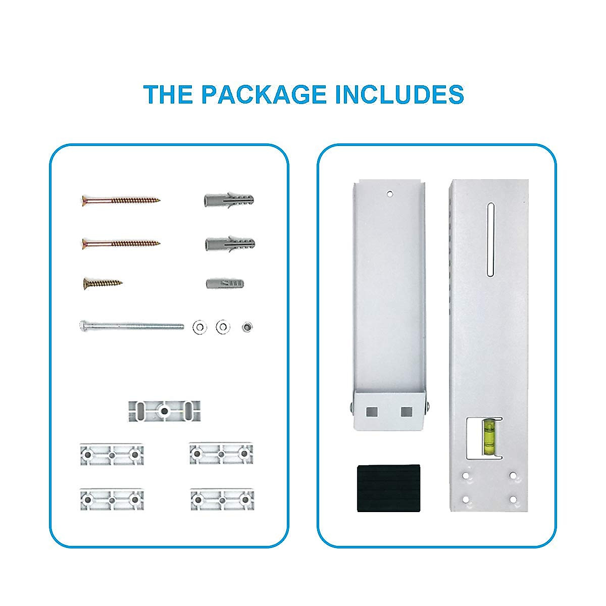 Air Jade Window Air Conditioner Bracket, Up to 85 lbs, Designed to Fit 5,000 to 12,000 BTU Sized Small Unit, Light Duty Universal AC Support Brackets (S)