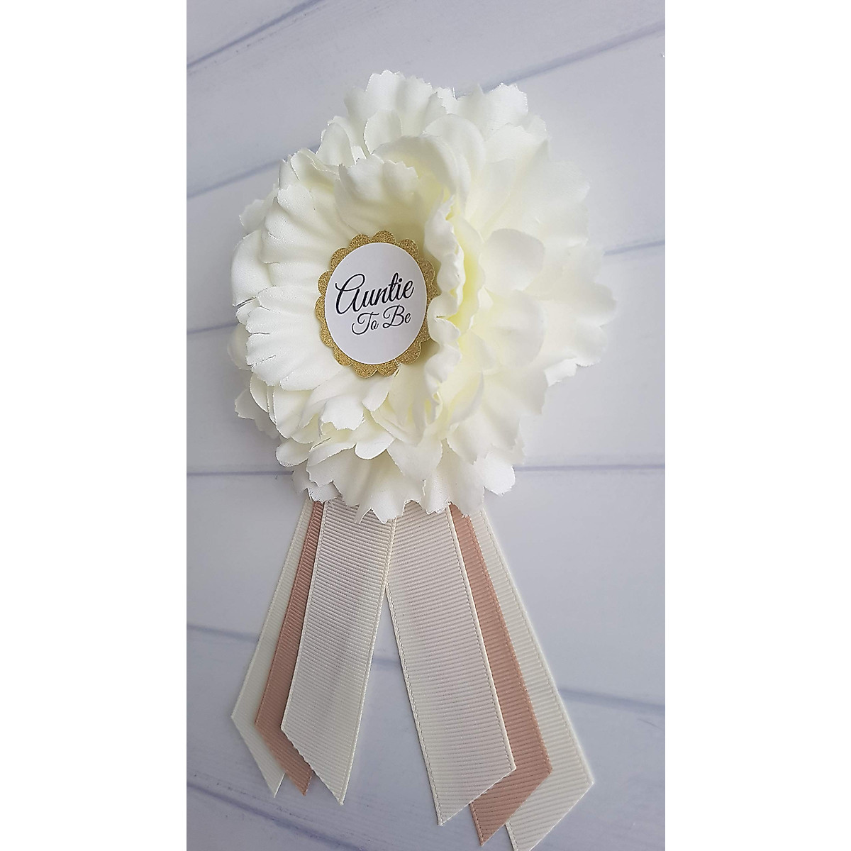 LMC Mom To Be Sash and Dad To Be Pin | Baby Shower Sash and Corsage | USA Handmade