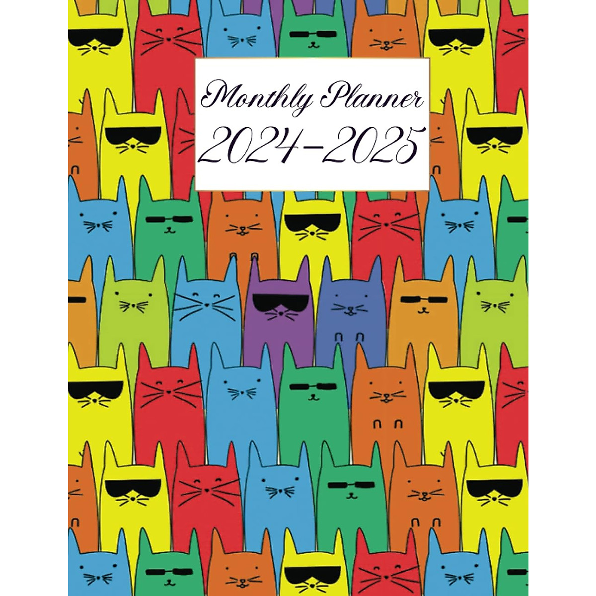 2024-2025 Monthly Planner: Two Year Schedule Organizer (January 2024 through December 2025) / A4 size, elegant dogs cover