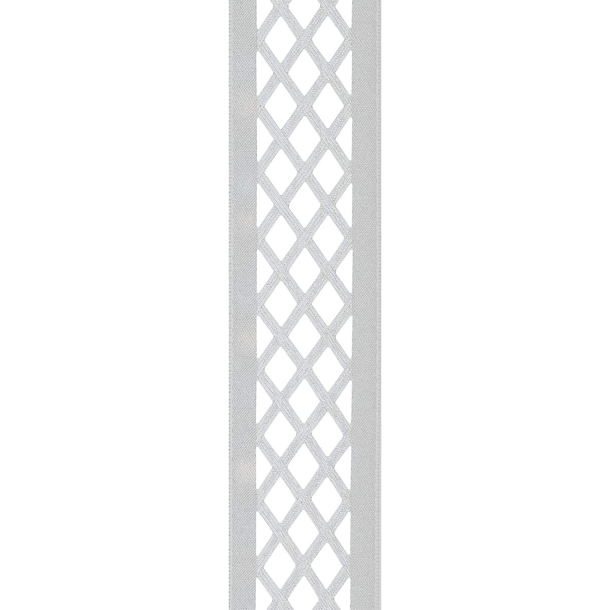 Offray Lattice Craft Ribbon, 1 1/2-Inch x 9-Feet, White