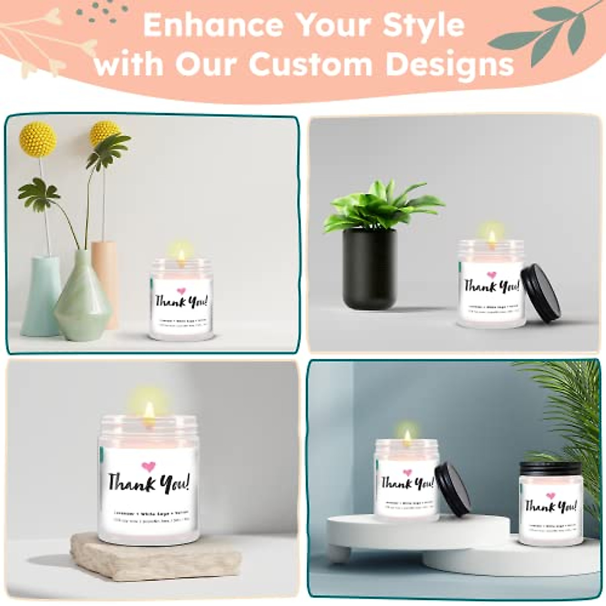 Thank You For Everything Gift Candle - Candle Gifts for Women, Gag Gifts for Women, Sister Gifts for Women Gag Gift for Adults, Birthday Gifts for Her Aromatherapy Soy Candles, Regalos Para Mujer