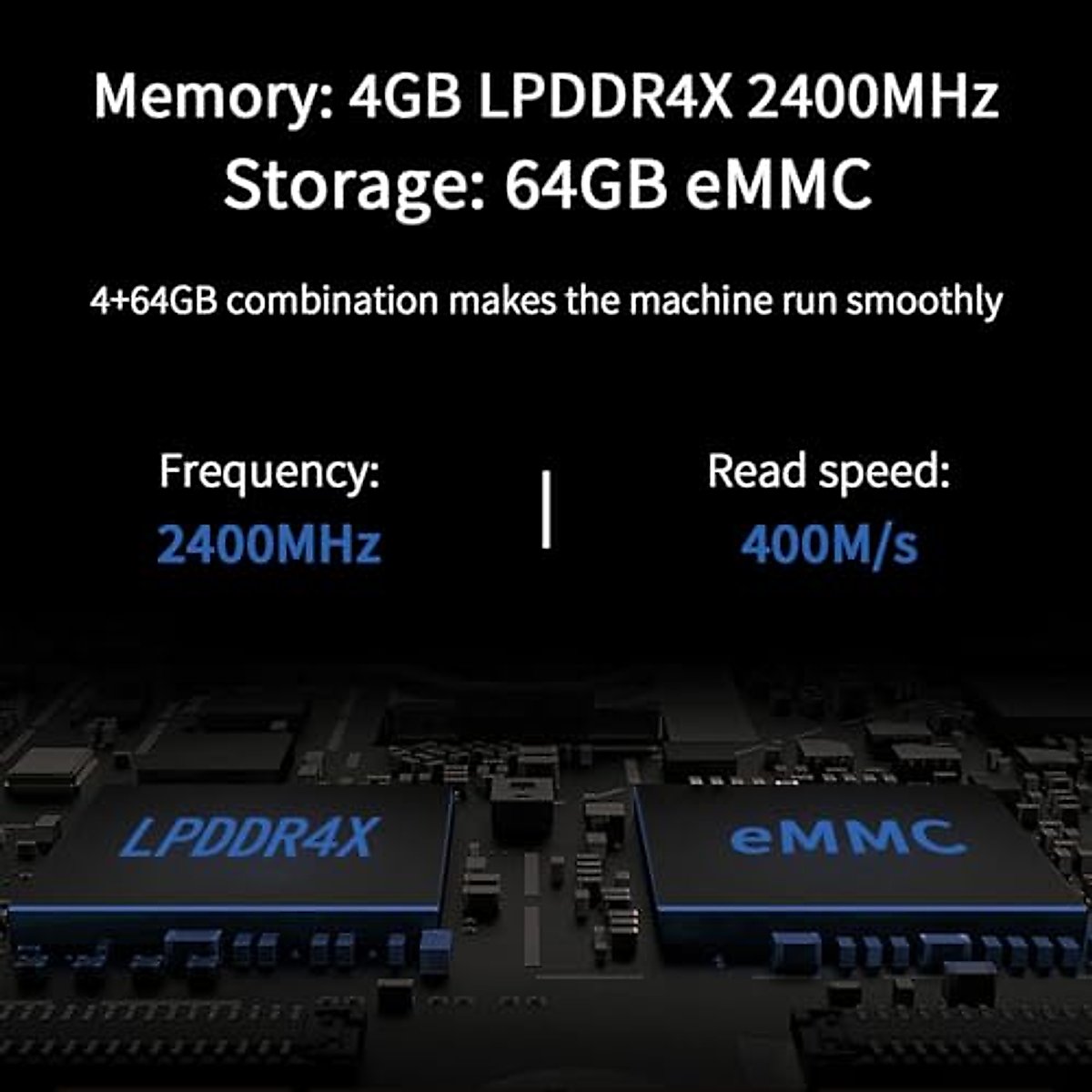 T5 Mini PC,Intel Processor N4020(up to 2.8GHz,4M Cache),Mini Computer with 4GB RAM+64GB eMMC,Dual Screen Display,HDMI+DP,USB3.0,2.4G/5GHz Dual WiFi 5, BT5.0,Gigabit Ethernet,Auto Power On
