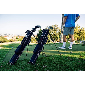 Sunday Golf - Lightweight Sunday Golf Bag with Strap and Stand – Easy to Carry and Durable Pitch n Putt Golf Bag – Golf Stand Bag for The Driving Range, Par 3 and Executive Courses – 31.5 inches Tall…