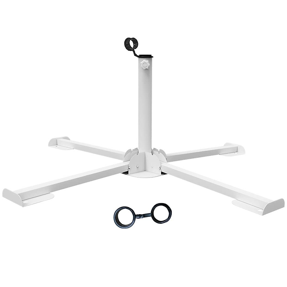 MILIMOLI Portable Foldable Beach Umbrella Stand - Outdoor Sunshade Anchor - Adjustable Patio Umbrella Base Holder - Rust Free Umbrella Base - Tempered Iron Patio Umbrella Stand