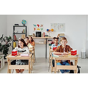 Hiceeden 12 Pack Small Plastic Storage Box with Lid, 5.3"x3"x2" Stackable Clear Latch Storage Case Bins Organizer Container for Craft Items, Jewelry Beads, 6 Colors