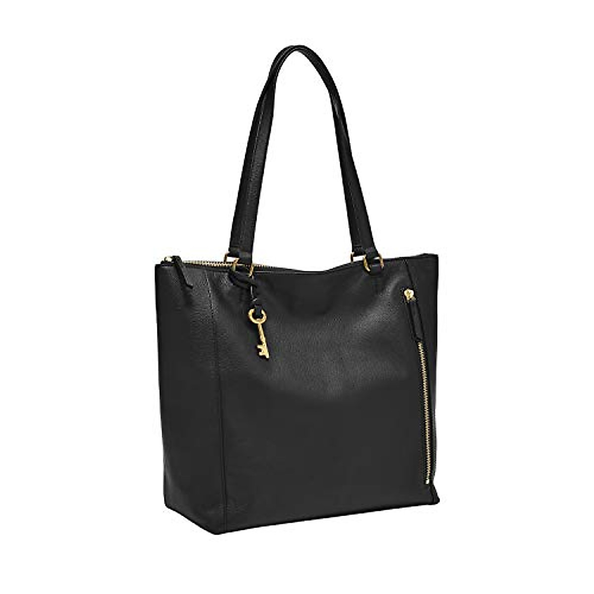 Fossil Women's Tara Leather Shopper Tote Purse Handbag