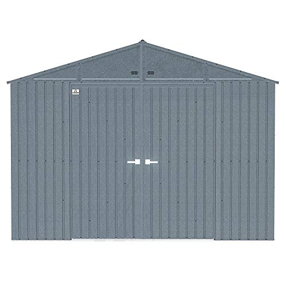 Arrow Shed Elite 10' x 8' Outdoor Lockable Steel Storage Shed Building, Anthracite