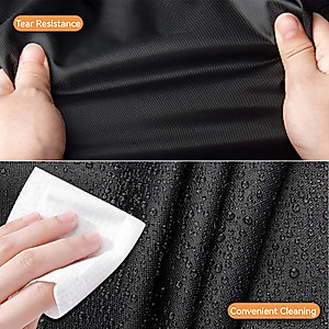 Loenel Outdoor Bar Height Dining Set Cover, Heavy Duty Waterproof Patio Bar Height Table and Chair Cover for Rectangular 76"L Tall High Furniture Set - 76"L x 34"W x 42"H