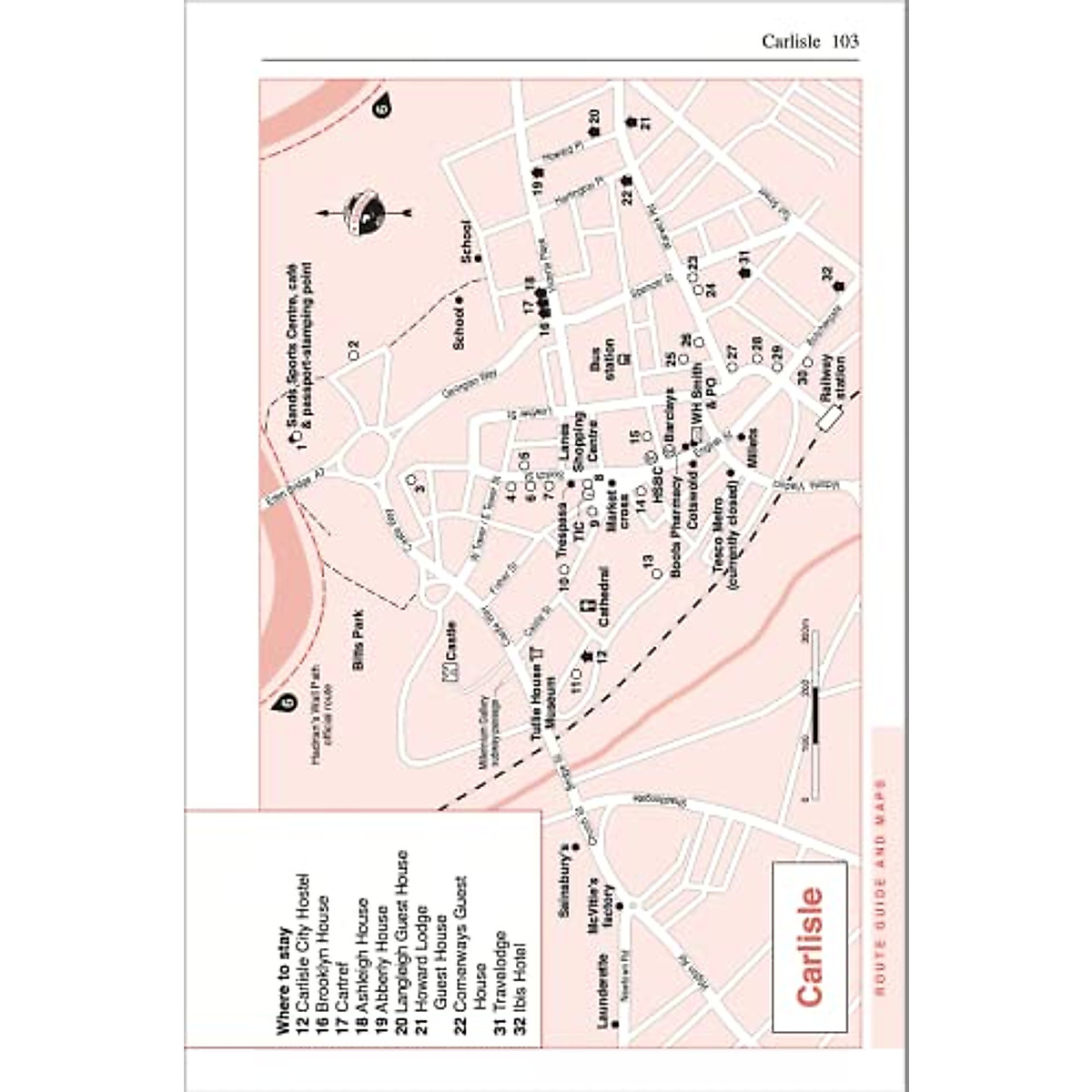 Hadrian's Wall Path: 64 Large-Scale Walking Maps & Guides to 29 Towns & Villages - Planning, Places to Stay, Places to Eat