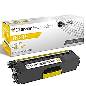 CS Compatible Toner Cartridge Replacement for Brother TN315 TN-315 TN315Y Yellow HL-4150CDN 4570CDWT 4140CN 4570CDW MFC-9970 9460CDN 9460CN 9560CDW 9970CDW DCP-9010CN 9055 9055CDN
