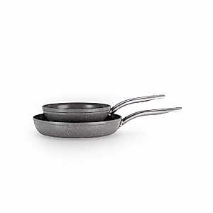 T-fal Endura Ceramic Nonstick Omelet Pan 8, 10.5 Inch, Oven Broiler Safe 500F, Cookware, Pots and Pans Grey