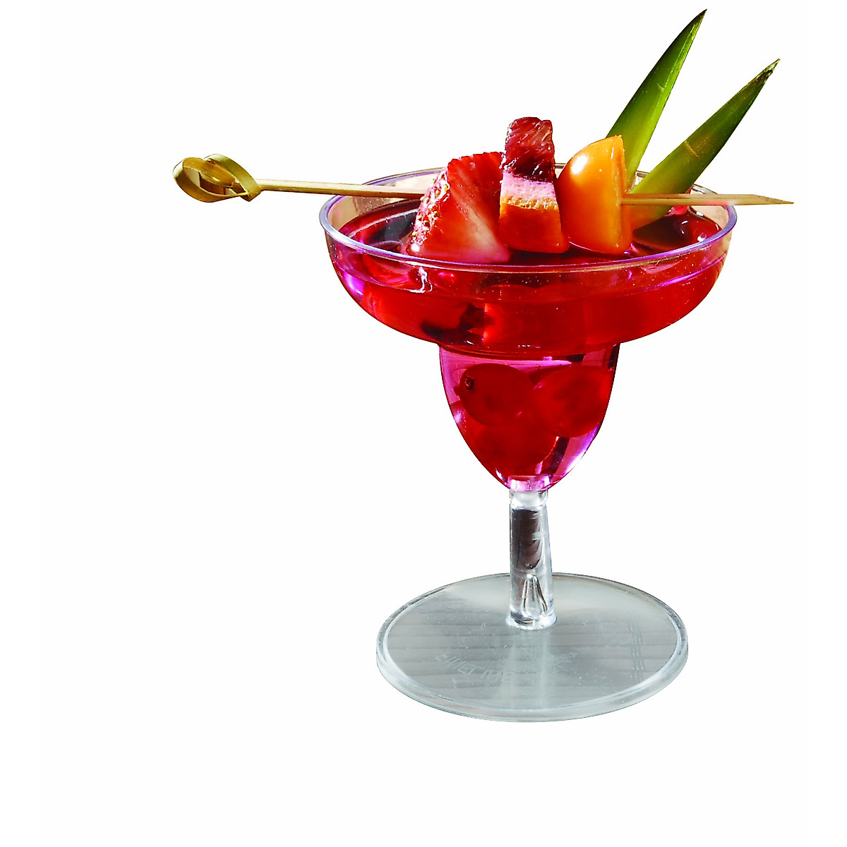 Fineline Settings Tiny Temptations Clear Two Piece 2 Oz. Tiny Toasts-Margarita Glass 120 Pieces