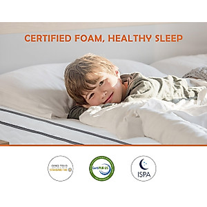 Full Size Mattress, 6/8/10/12 Inch Innerspring Mattress Medium Firm Memory Foam Mattress with Removable Cover, Certipur-Us Fiberglass-Free Spring Full Mattress for Pressure Relief (Full, 10 Inch)