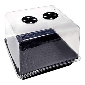 Bootstrap Farmer 1010 Humidity Dome 5.5" Tall - 10-Pack - Propagation Seed Starter Lid, Seed Starting Germination Dome