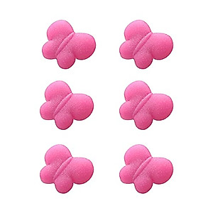 CcHhyyt Soft Rubber Butterfly Shell Heart Shape Knobs for Kids Girls Boys Cabinet Handle pulls Drawer Knobs for Kids Room Cabinets Closets Toy Organizer Box Bookcase 6pcs/Set (Pink Butterfly)