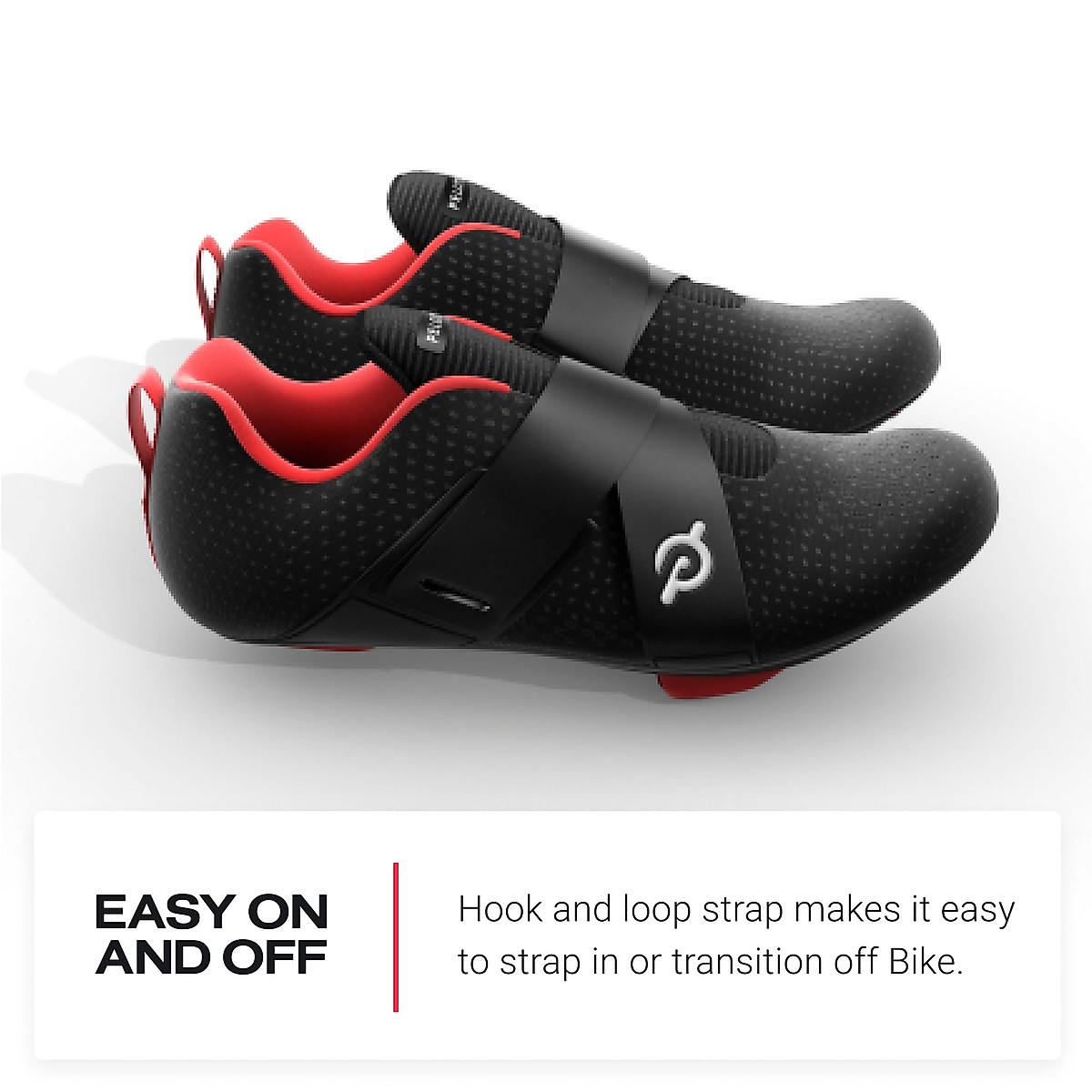 Peloton Altos Cycling Shoes for Bike and Bike+ with Single Hook and Loop Strap and Delta-Compatible Bike Cleats