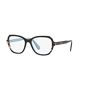 Eyeglasses Prada PR 3 VV KHR1O1 Top Black/Azure/Spotted Brown, 54/17/140