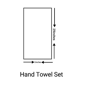 HOWOJAJU Hand Towels for Bathroom,Hotel&Fluffy&Absorbent&Soft,100% Cotton Bathroom Towel Set of 6 (Blue)