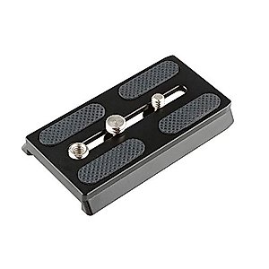 CAMVATE Camera Quick Release Base Plate with 1/4" & 3/8" Threads Compatible with Manfrotto577/ 501/504/ 701 Tripod - 2149