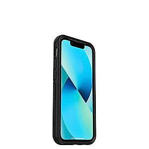 OtterBox iPhone 13 Symmetry Series+ Case - Black , ultra-sleek, snaps to MagSafe, raised edges protect camera & screen