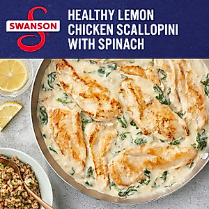 Swanson 100% Natural Unsalted Chicken Stock, 32 Oz Carton (Pack of 12)