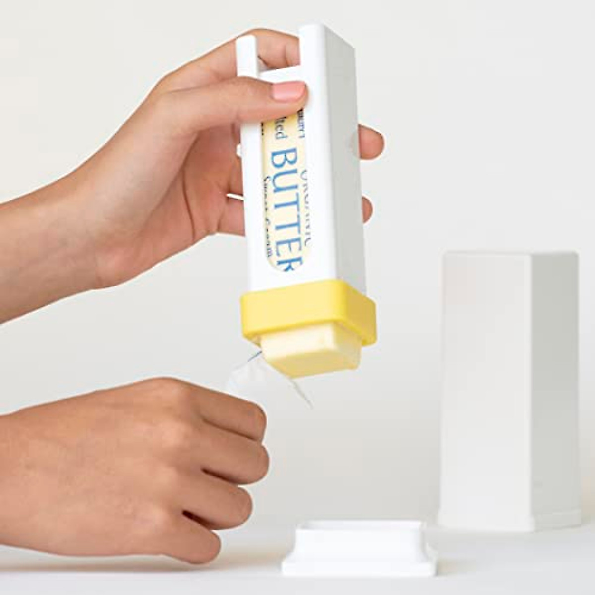 ButterBox ™ - Award-winning butter holder that is more than a dish! Unique airtight + upright butter dish and spreader that takes up less space!